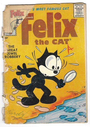 Pat Sullivan's FELIX THE CAT #79 SILVER AGE HARVEY COMIC BOOK Kitty ...