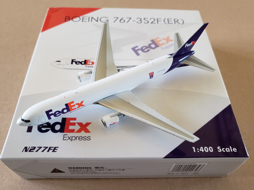 1:400 Phoenix Boeing 767-300F FedEx / Federal Express N277FE "100th 767 ...