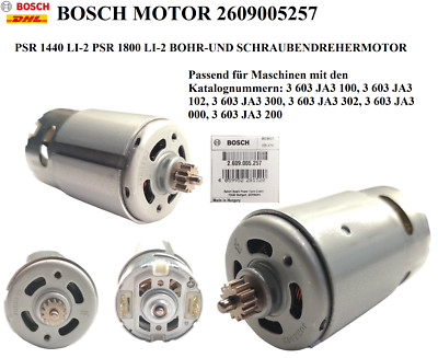 ORGINAL BOSCH Gleichstrommotor Motor für Akkuschrauber PSR 1800 LI-2 ...