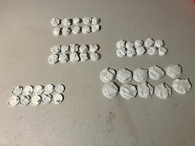 A19750 WARHAMMER 40K AOS FANTASY CUSTOM BASES LOT 50 PACK | eBay