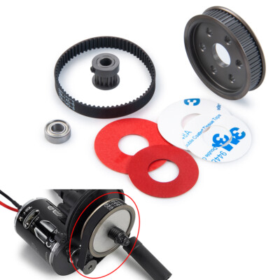 3.17/5.0mm Motor Gear Belt Drive Transmission for 1/10 RC Axial SCX10 ...