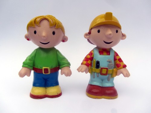 Bob the Builder BOB & WENDY PVC Magnetic Figures - 6.7cm TALL - Chapman ...