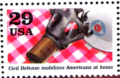 Civil Defense Mobilizes Americans at Home World War II US Stamp MNH ...