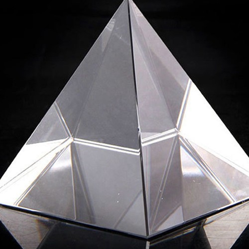 Prism Optical Glass Pyramid 40mm High Rectangular Polyhedron Suitable ...