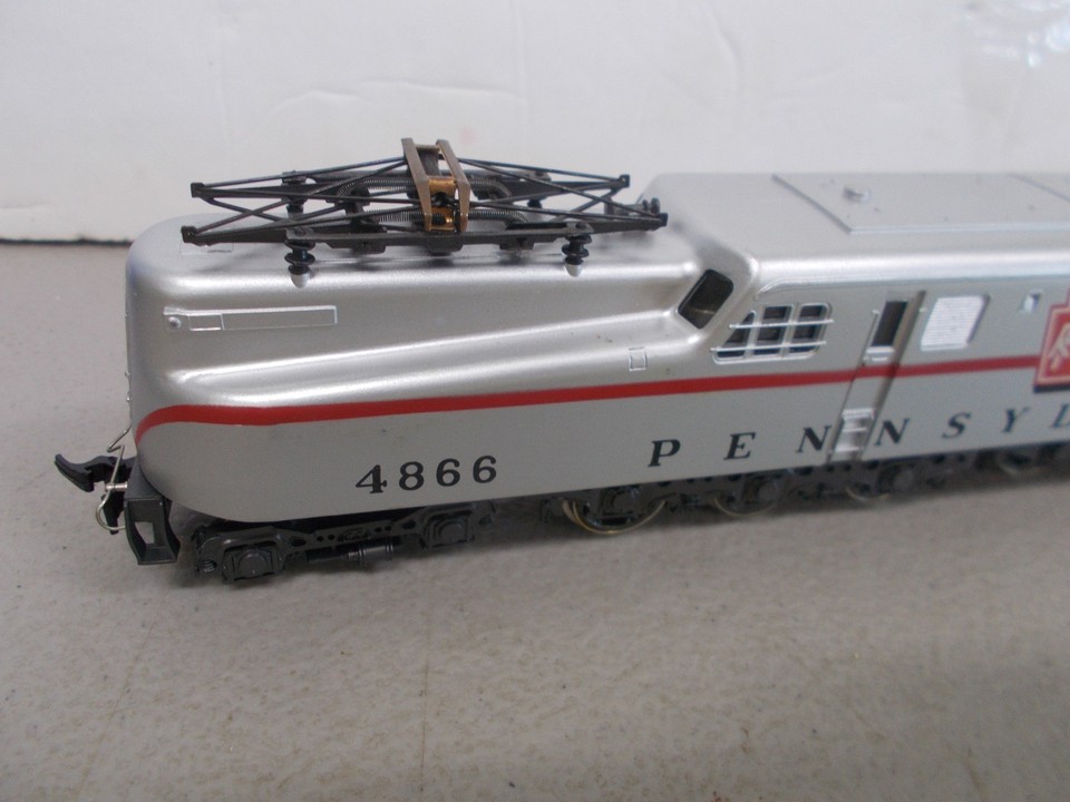 AHM / RIVAROSSI ~ PENNSYLVANIA (SILVER) GG1 POWERED LOCOMOTIVE # 4866 ...