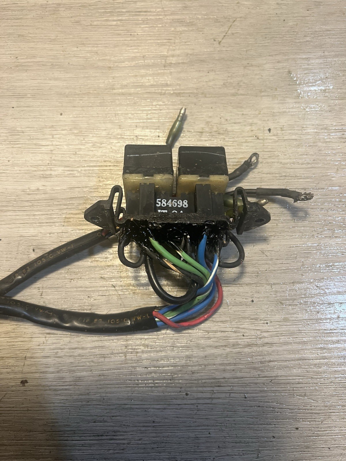 1992-1995 OMC Johnson Evinrude 40-50 hp tilt and trim relay assembly ...