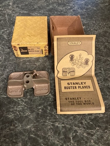 Vintage Stanley Router Plane No.271 | eBay