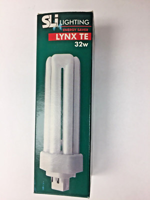 SLI - Lynx TE 32-Watt Fluorescent CFL Lamp Light Bulb 32W 4-Pin G24q-3 ...
