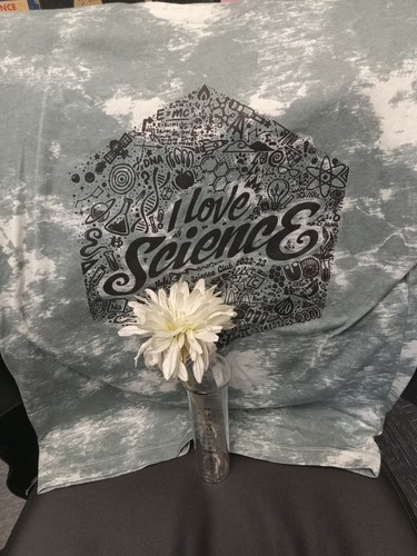 Science Beaker Vase And Tee (M) SEE DESCRIPTION | eBay