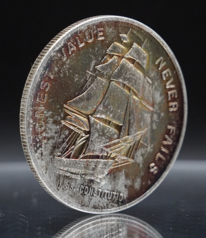 Liberty Mint USA USS Constitution Ship Boat 1oz 999 FINE Silver round ...