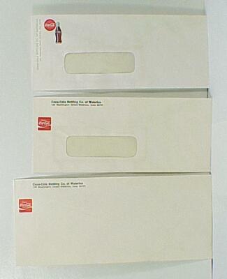 Coca Cola Envelopes 84 - Waterloo, IA 3 pcs | eBay