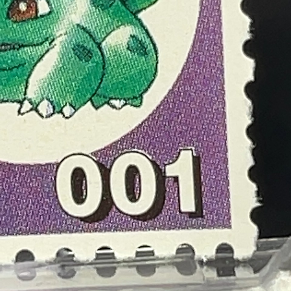 Bulbasaur Pokemon Postage Stamp Cards old 1998 TCG Shogakukan Japanese ...
