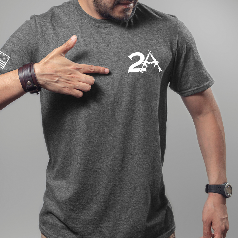 Second Amendment Shirt, 2A Left Chest Design, American Shirt, Patriotic ...