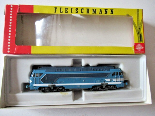 FLEICHMANN Ref 4280 LOCOMOTIVE DIESEL 68001 SNCF HO + BOITE | eBay