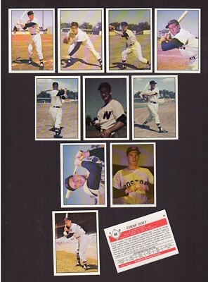 The 1950s WASHINGTON SENATORS team set ~ ALL 10* cards/Stobbs&Lemon ...