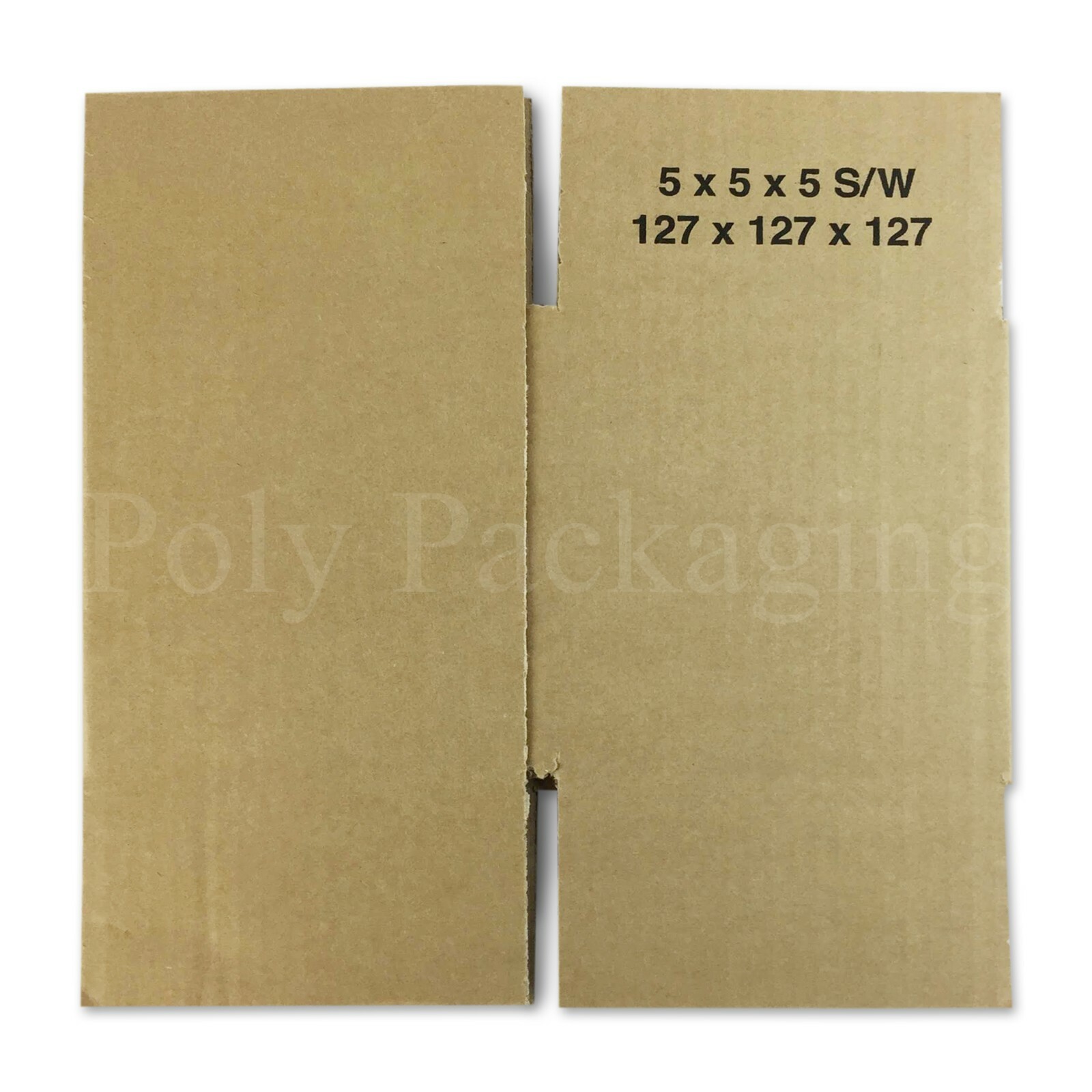 50x 5x5x5"SINGLE WALL Cardboard Shipping Boxes(127x127x127mm)BROWN ...