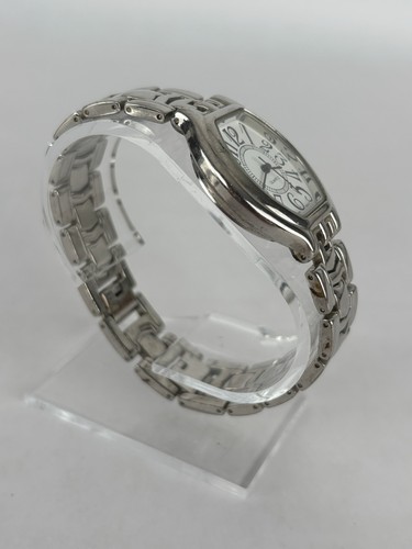 Avon 30mm Silver Tone White Dial Quartz Watch w/Bracelet & Battery | eBay