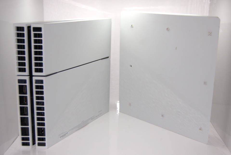 Sony PS4 Pro + PS4 Slim Glacier White Consoles Bundle – Power On – For ...