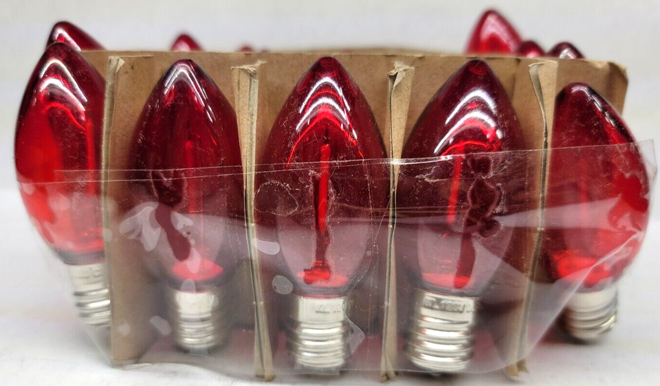Certified Lights 21 Translucent Red Bulb 120 Volt | eBay