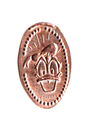 Elongated Penny "Disney Donald Duck" Disney World Magic Kingdom Zinc | eBay