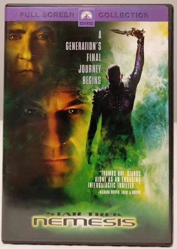 Star Trek: Nemesis - DVD & Artwork Only–Case Options Available Below ...