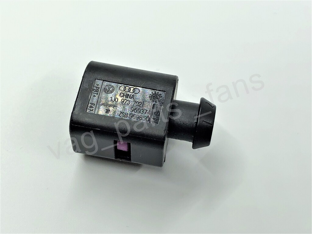 1j0973702 & 1j0973802 2 Pins Plug Flat Contact Housing Connector for VW ...