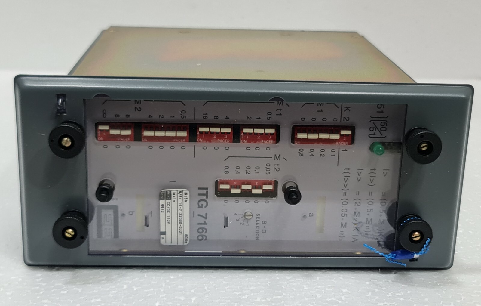 CEE / ICE ITG 7166 PHASE OVERCURRENT RELAY ITG7166 IN:5A 110V 60Hz #2 | eBay