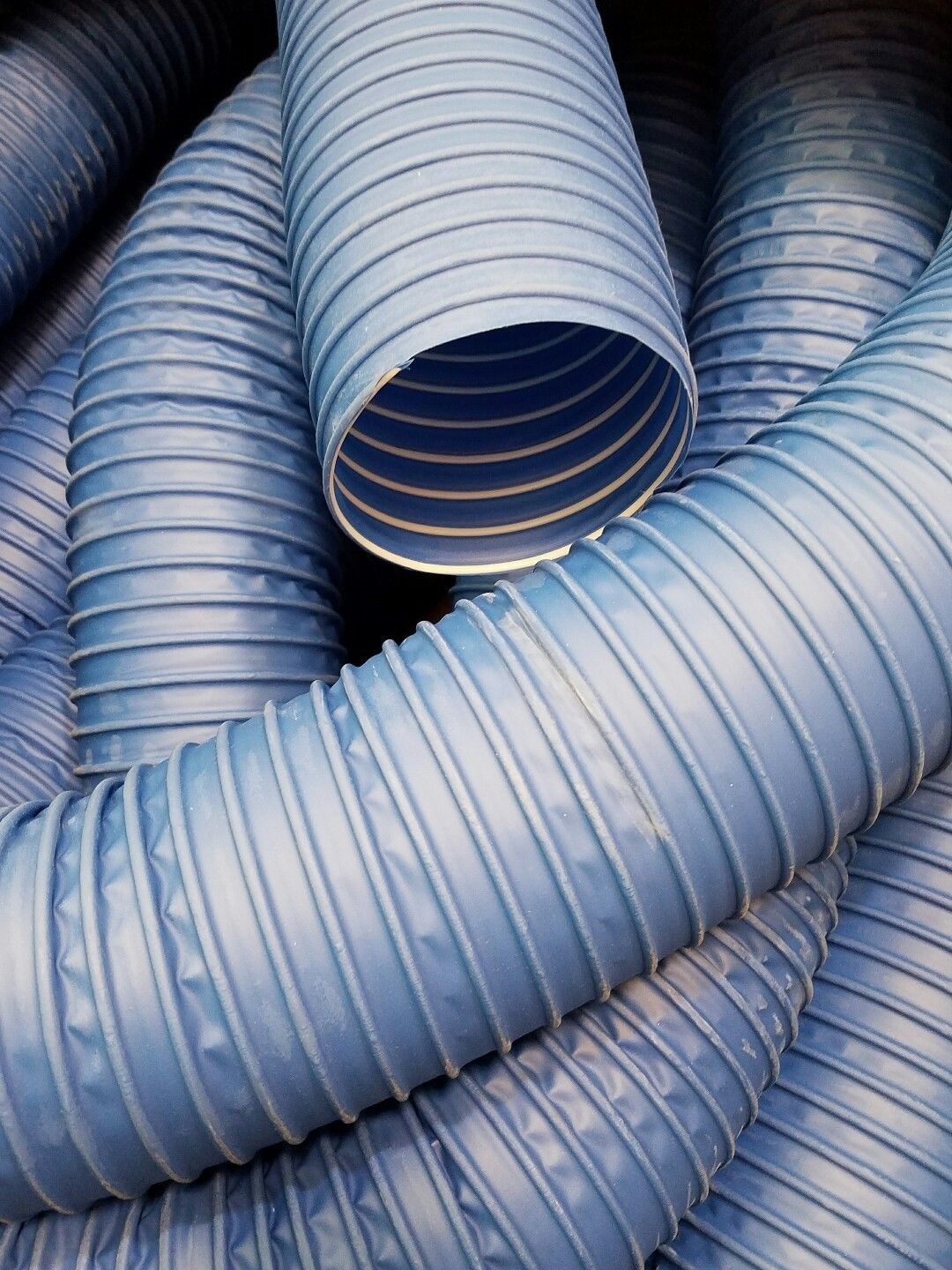 Trident Marine 481-5000 - 5" BLUE POLYDUCT HVAC BLOWER HOSE - Length 51 ...