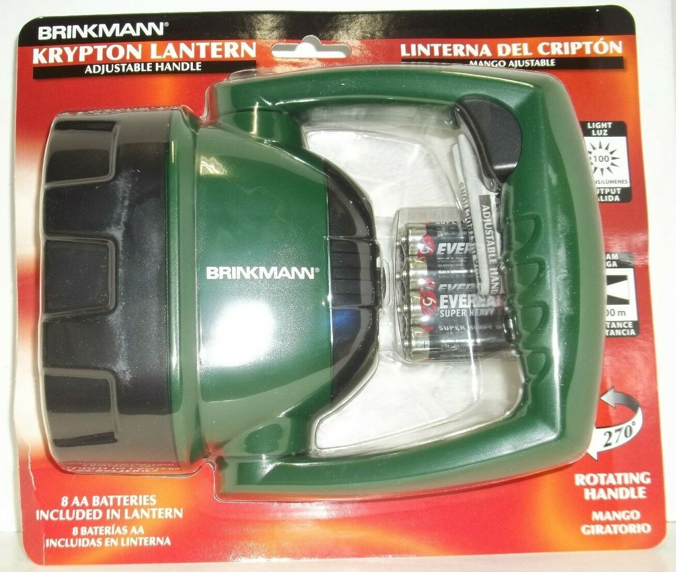 BRINKMANN KRYPTON DUAL BEAM HAND-HELD BATTERY-POWERED FLASHLIGHT ...