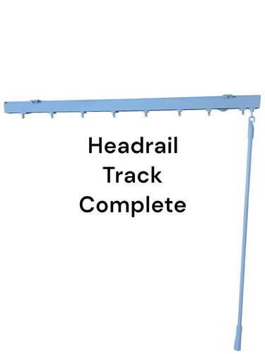 Vertical Blind Headrail Track 3.5" 89mm Made To Measure Metal Headrails ...