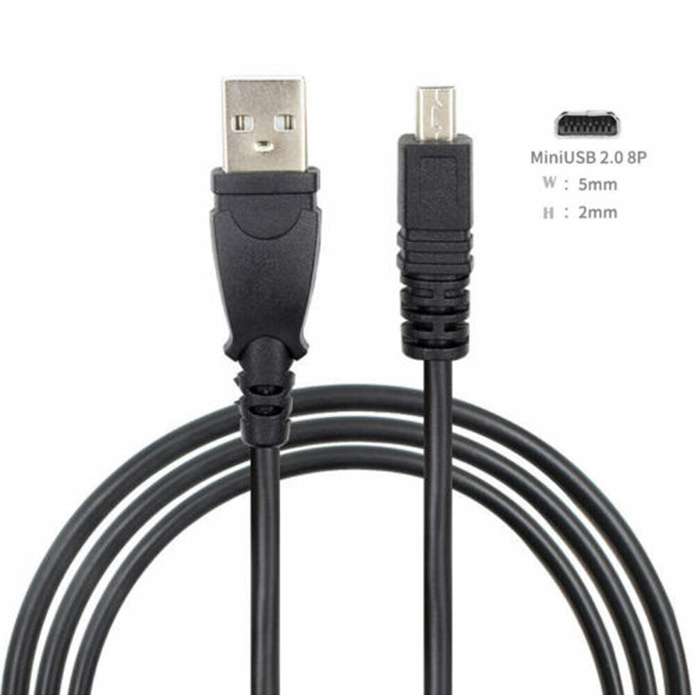 USB Cable Cord for Panasonic LUMIX DMC-FS3 DMC-FS15 DMC-FS20 DMC-FS25 ...