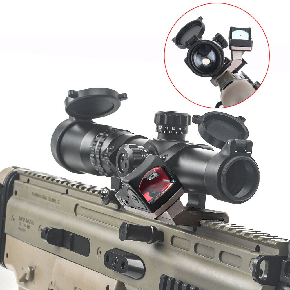 WADSN Tactical Offset Optic Mount Offset Red Dot Sight Mount For RMR T1 ...