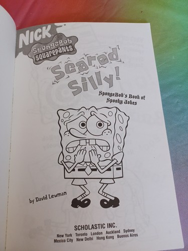 Scared Silly! : SpongeBob's Book of Spooky Jokes by David Lewman (2007 ...