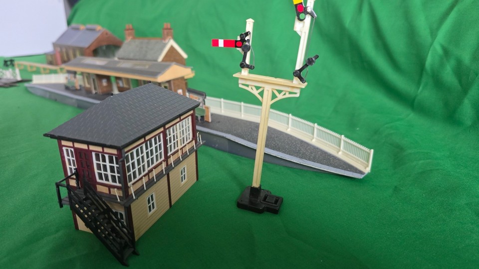 Railway Station, Platform, Loco Shed, Signal Box, Signal, Level ...