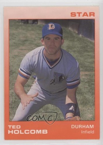 1988 Star Durham Bulls Orange Ted Holcomb #7 8a7 | eBay