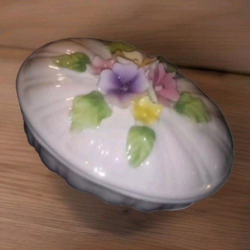 John Jenkins Fine Bone China Jewelry/Trinket Box | eBay