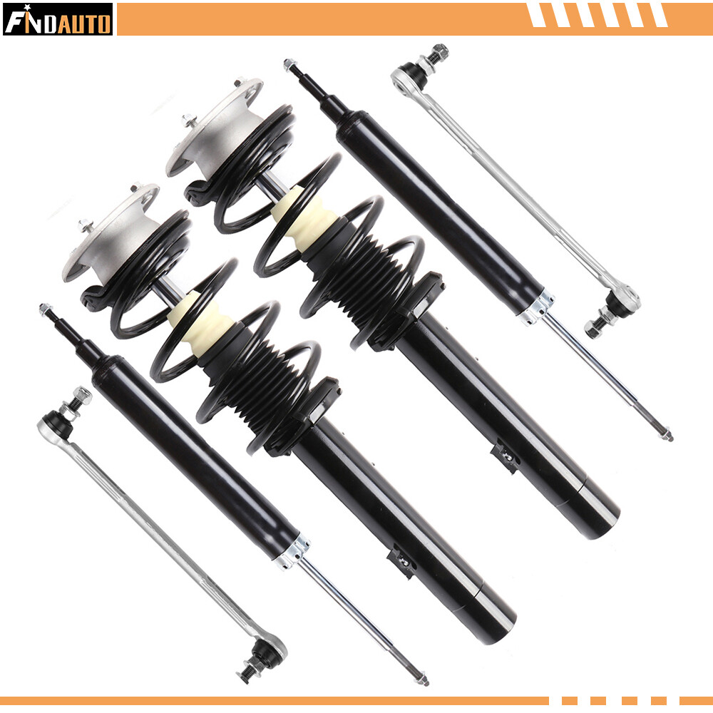 2007-2011 BMW 328i 6pc Front Complete Struts Spring Rear Shocks Sway ...