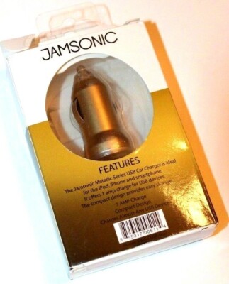 Jamsonic Universal USB Car Charger Metallic Series - Gold | eBay