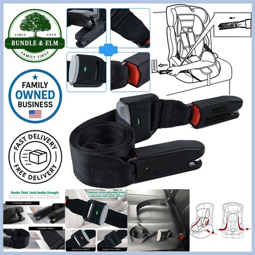 Baby Car Seat ISOFIX Straps Latch Interface Adjustable Fixing Hooks ...