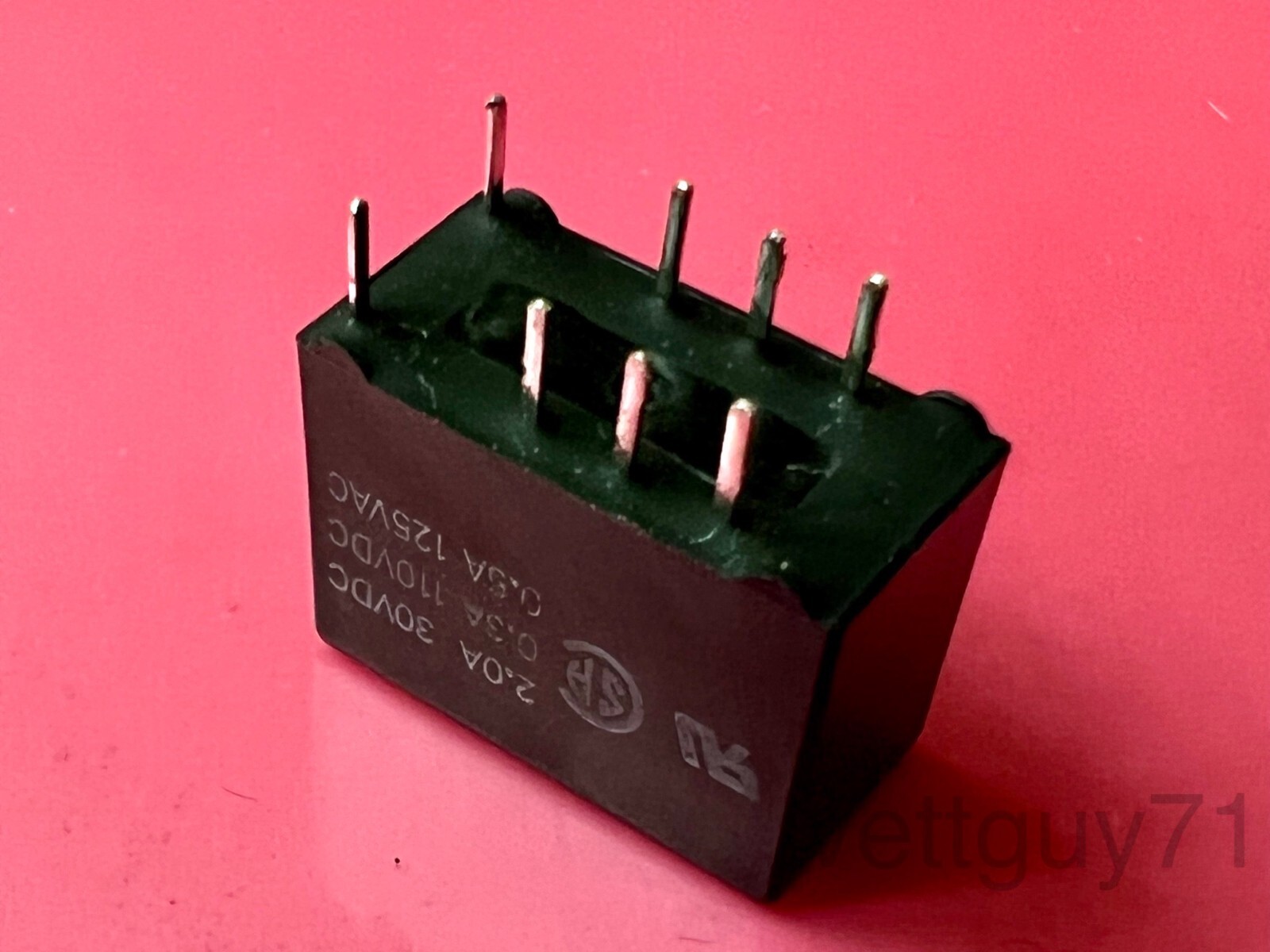 2pcs OMRON G6N2 4.5VDC DPDT Relay, 2.0A @ 30VDC, 0.5A @ 120VAC, 5V, PCB ...
