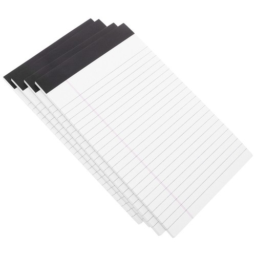 4 Books Notepad Notes White Notepads Notebook Paper Wide Ruled Shopping ...