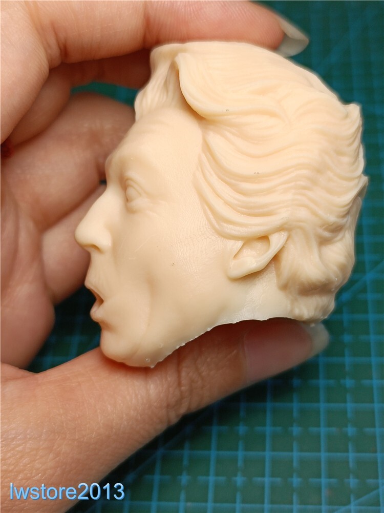 1:18 Cesar Romero Joker Head Sculpt Carved For 3.75" Male Action Figure ...