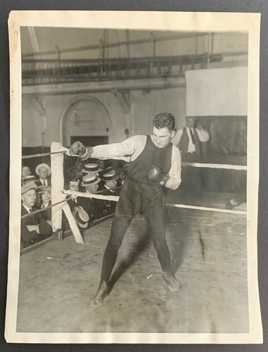 1923 Lew Tendler Boxer Boxing Vintage Press Photo + Postcard Tendler's ...