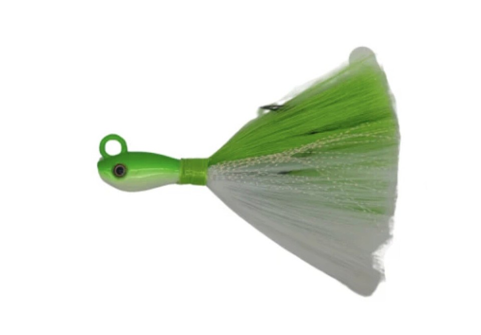 Pack Of 6 Pcs 2 oz S&S Jigs Rattle Tail Bucktail Jigs | eBay