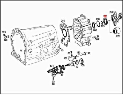 Genuine MERCEDES Radial shaft sealing ring 7259970346 | eBay