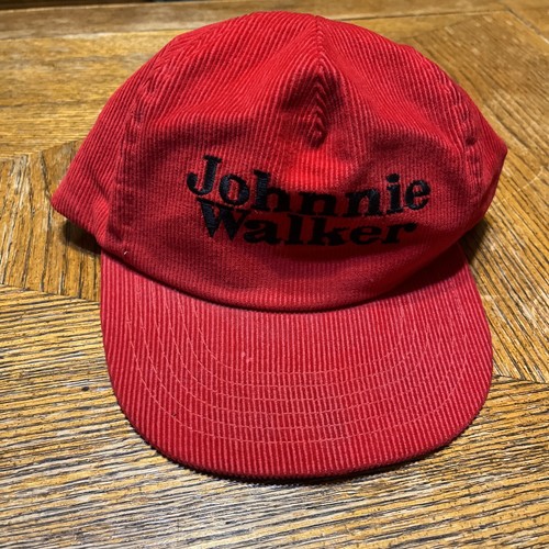 Vintage Johnnie Walker Red Corduroy Hat - SnapBack | eBay