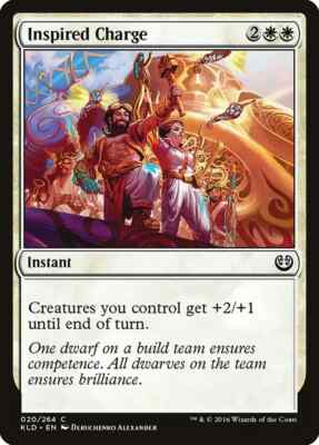 INSPIRED CHARGE X 4 N/M- KALADESH MAGIC THE GATHERING | eBay