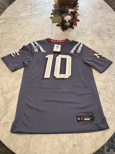 Authentic Drake Maye NE Patriots Rivalry Vapor FUSE Limited Jersey Sz S ...
