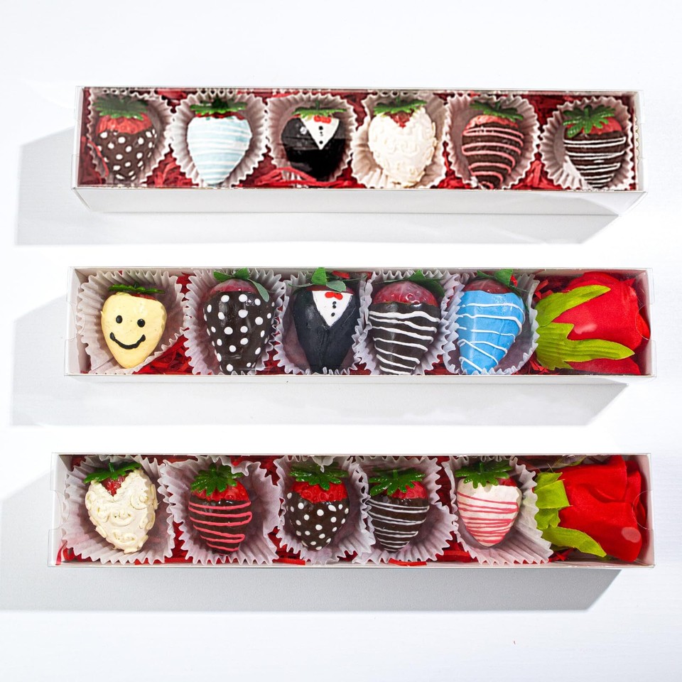 24pcs 12x2.2x2 Inch White Minimalist Rectangular Bakery Boxes Dessert ...