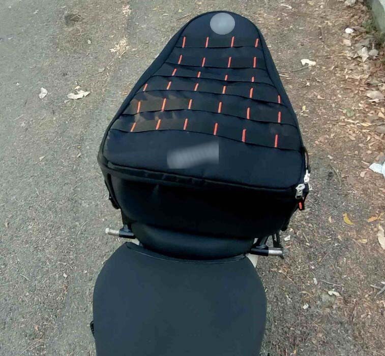 "WATERPROOF TAIL BAG" FIT FOR ROYAL ENFIELD HIMALAYAN 411 & SCRAM 411 ...